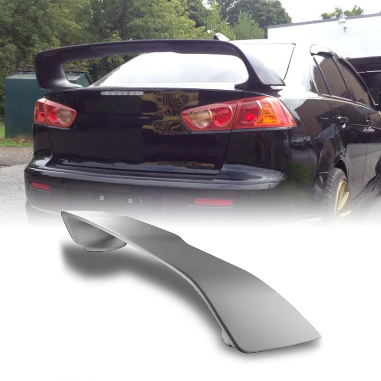 AKKON - For 2008-2015 Mitsubishi Lancer Evolution Evo Rear Tail Trunk ...