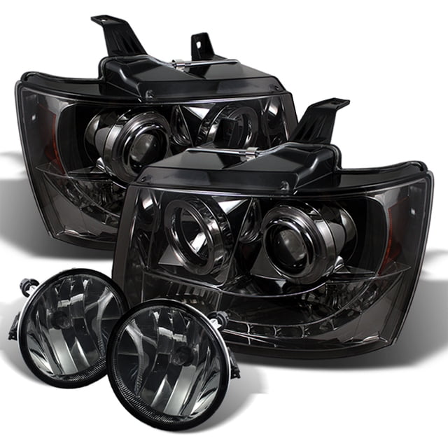 AKKON - [Smoke Lens] Fits 2007-2011 Tahoe Avalanche Suburban LED Dual ...