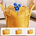 AKLJWH Large Capacity Yellow Storage Bag, Heavy Duty Organizer for ...
