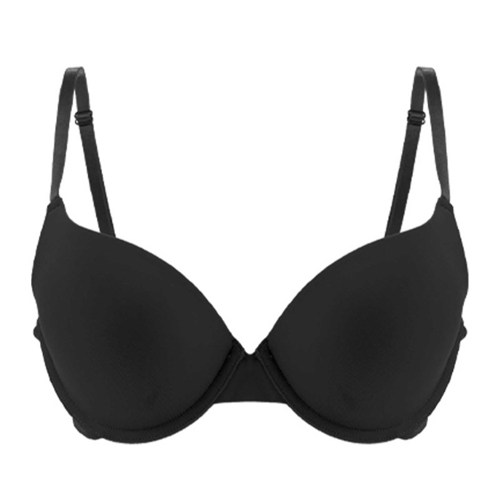 AKOEE Underwire Bra Push Up Plus Size Bra for Women Adjsutable Strap ...