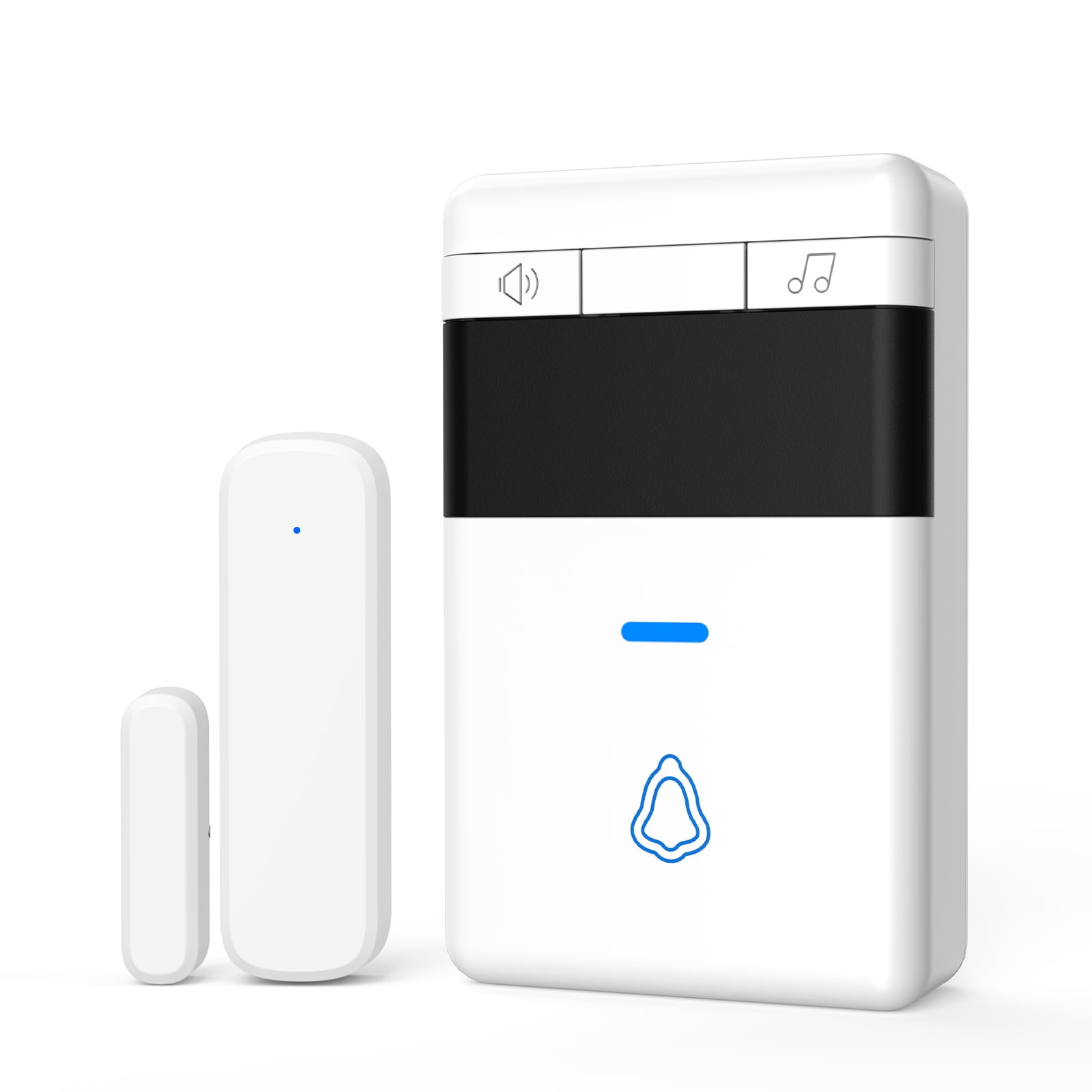 AKOYU Door Alarm Sensor Chime, 700ft Wireless Door Window Sensor with ...
