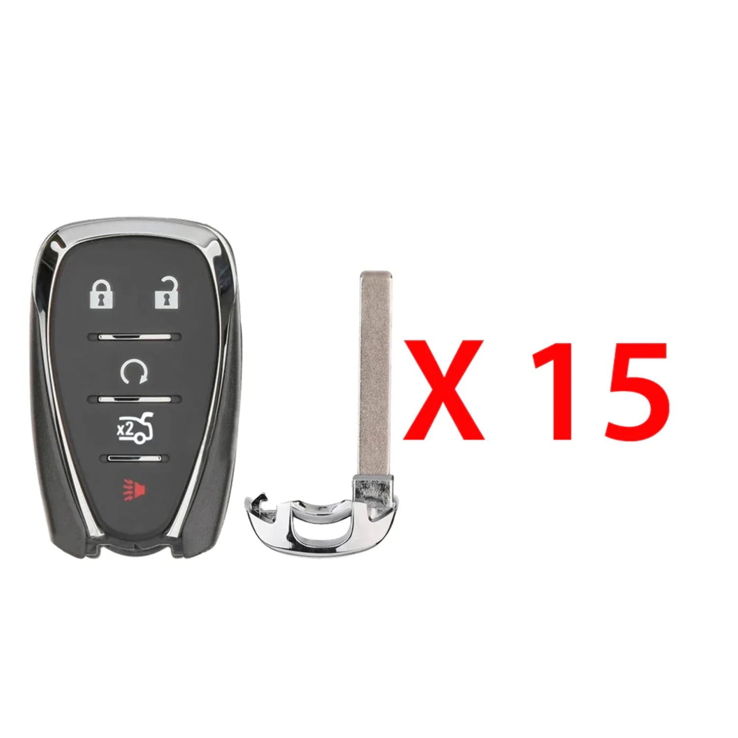 AKS KEYS New Replacement Smart Key Fob for Chevrolet 2016 - 2021 5B ...