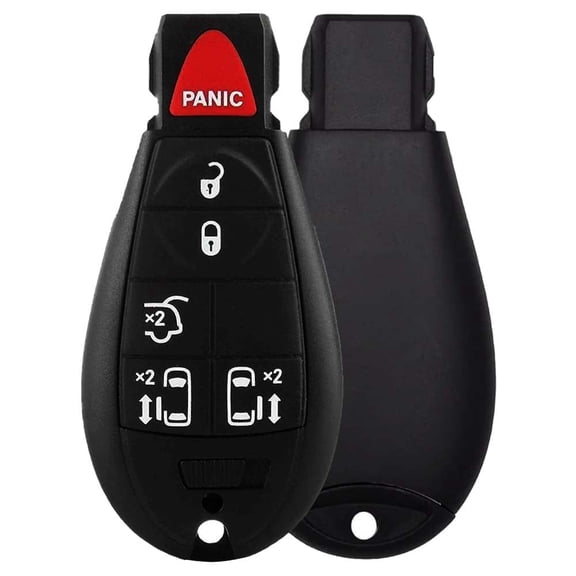 AKS KEYS New Replacement for Dodge 2008-2019 Fobik Keyless Key 7B FCC ...