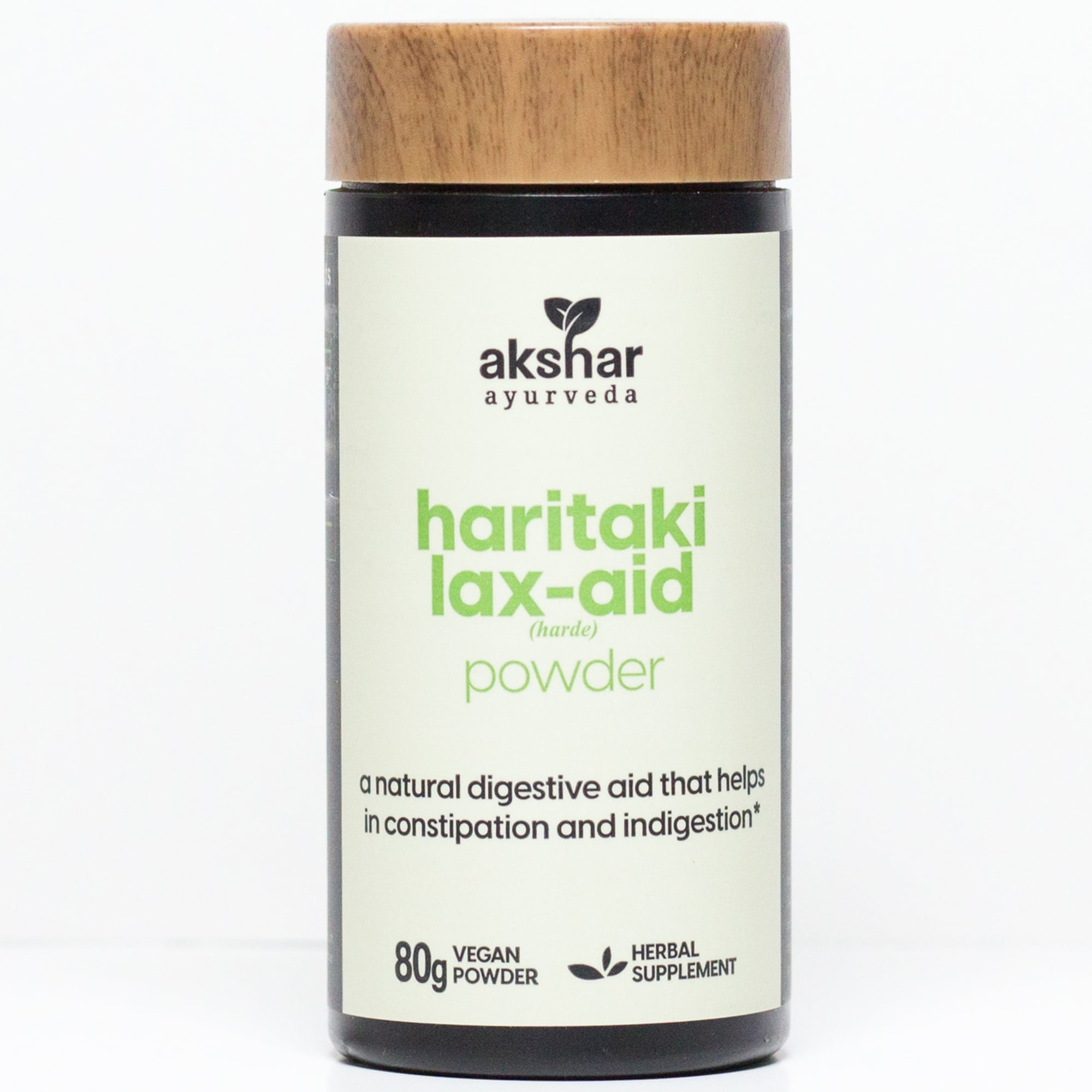 AKSHAR AYURVEDA Haritaki Lax Aid Powder Herbal Supplements, 80 g ...