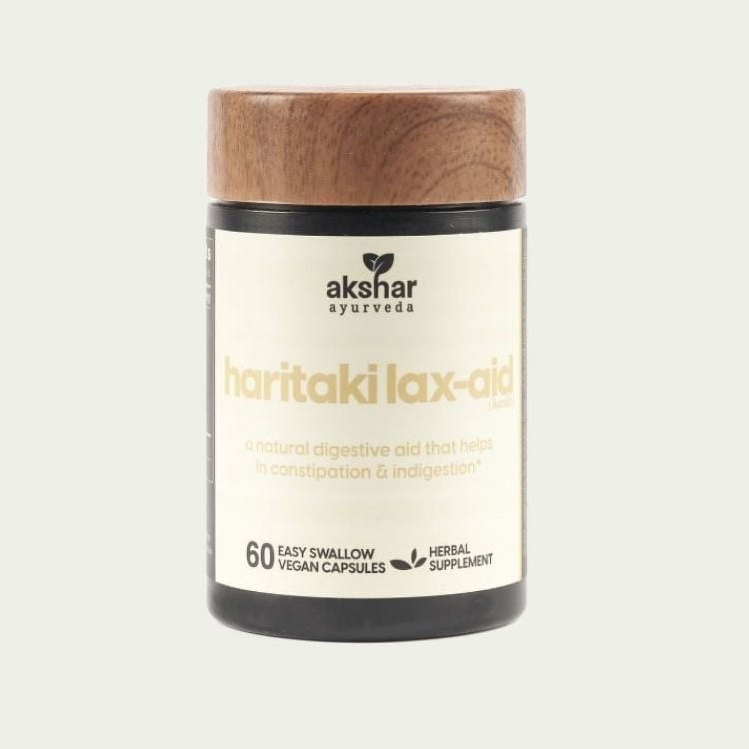 AKSHAR AYURVEDA Haritaki Lax Aid Tablets, Herbal Laxative Supplement ...