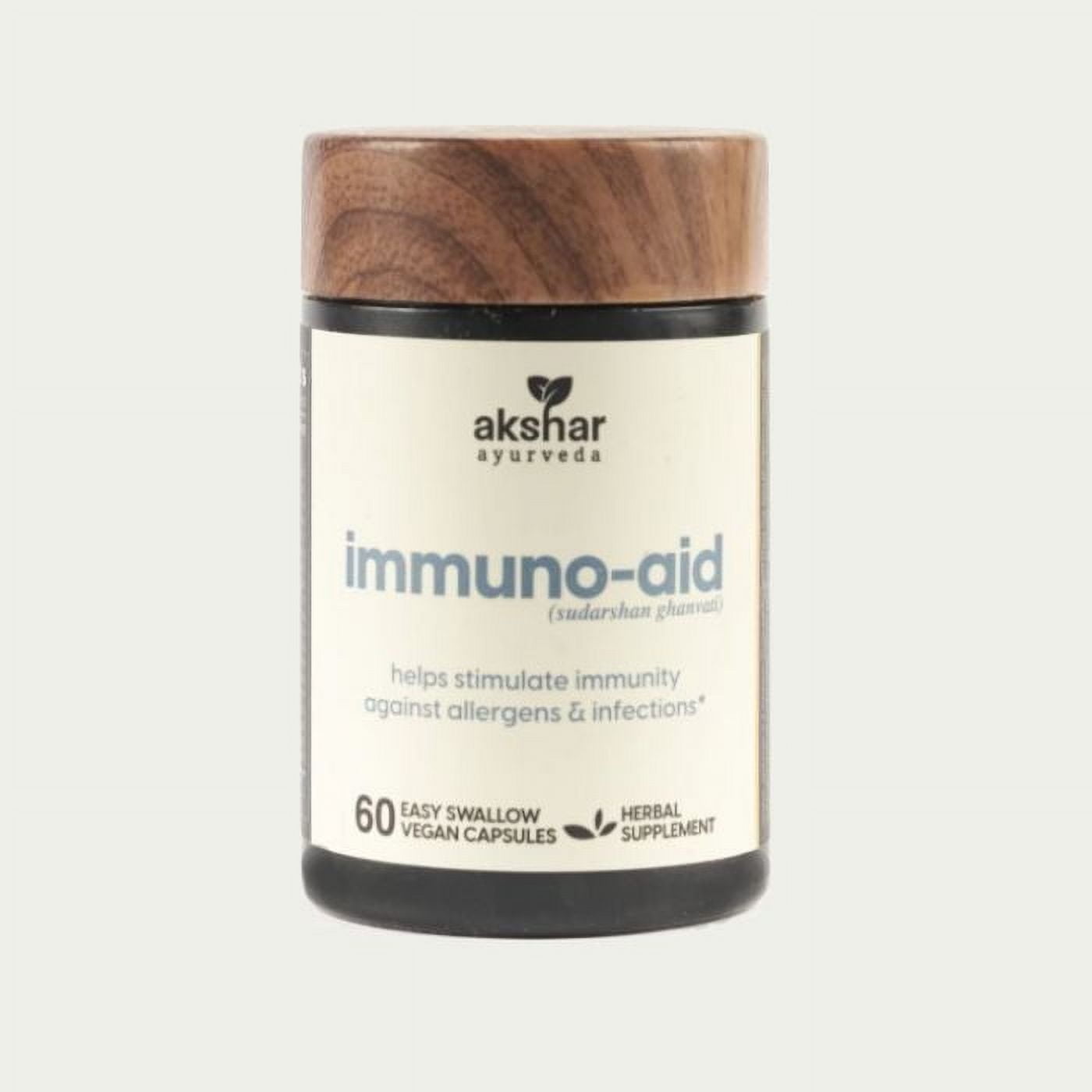 AKSHAR AYURVEDA Immune Support Supplement Immuno Aid Tablets w/ 54 ...