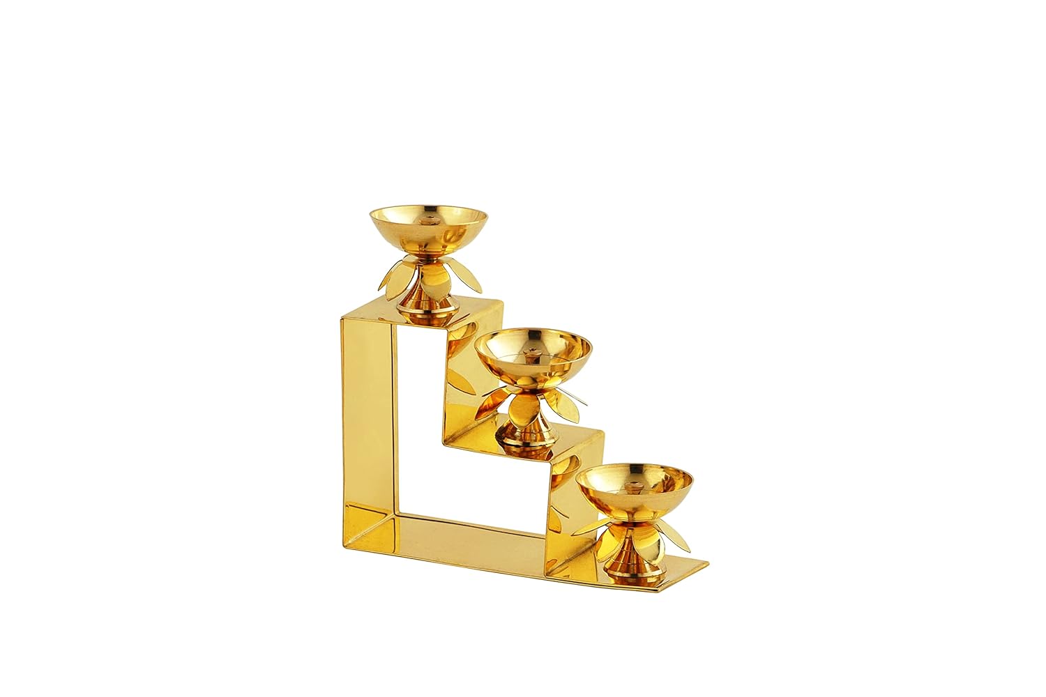 AKSHATA Brass Diya for Puja Home Office Mandir Akhand Jyot Diya Deepak ...