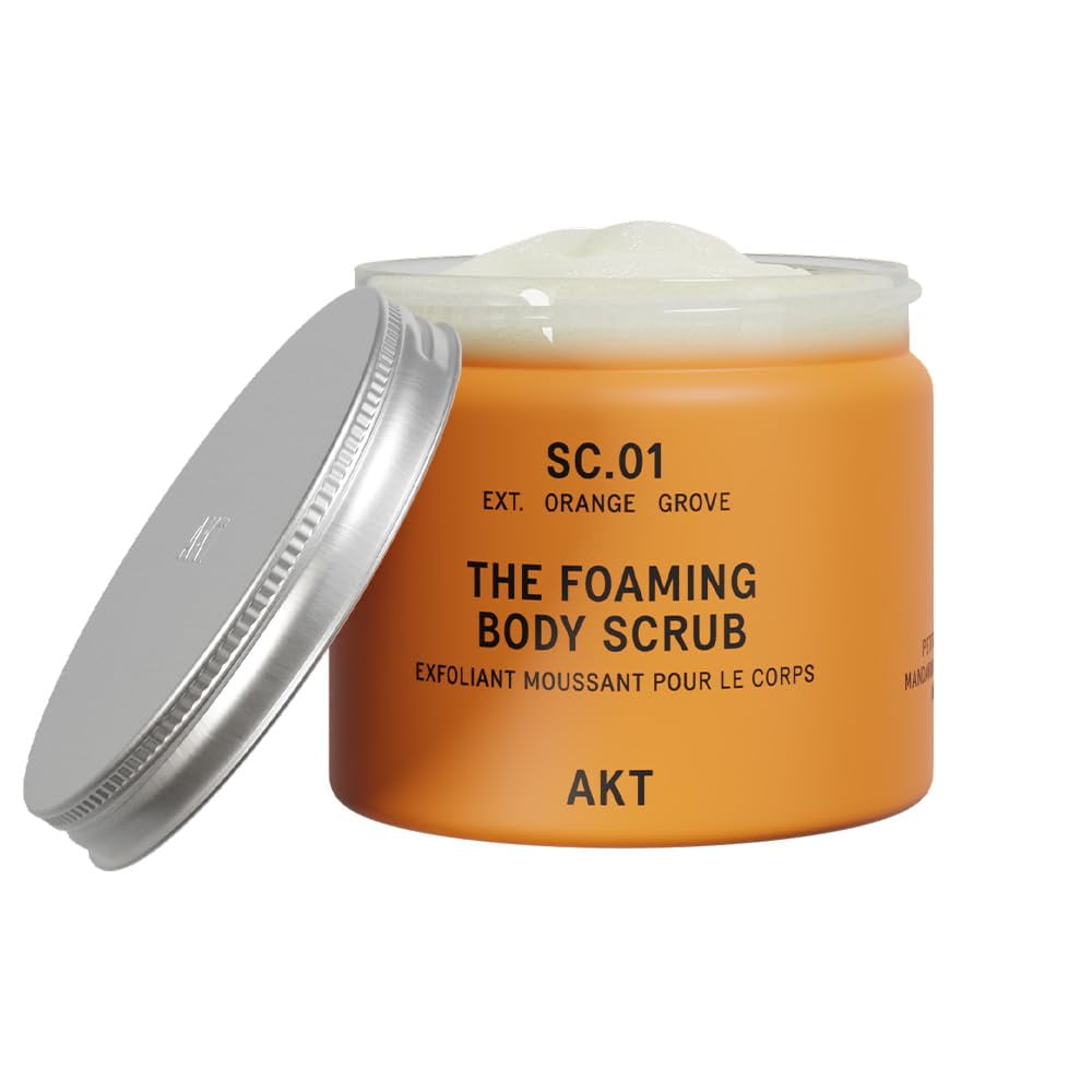 AKT, The Foaming Body DMF15 Scrub. Prime, buff and revitalise your skin ...