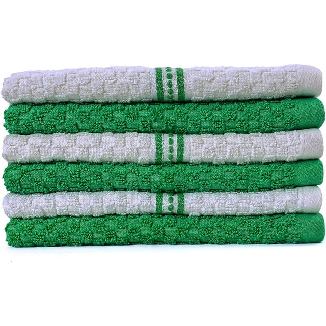 AKTI Cotton Kitchen Hand Towels (Pack of 6) 15 x 25, Dish Towels for ...