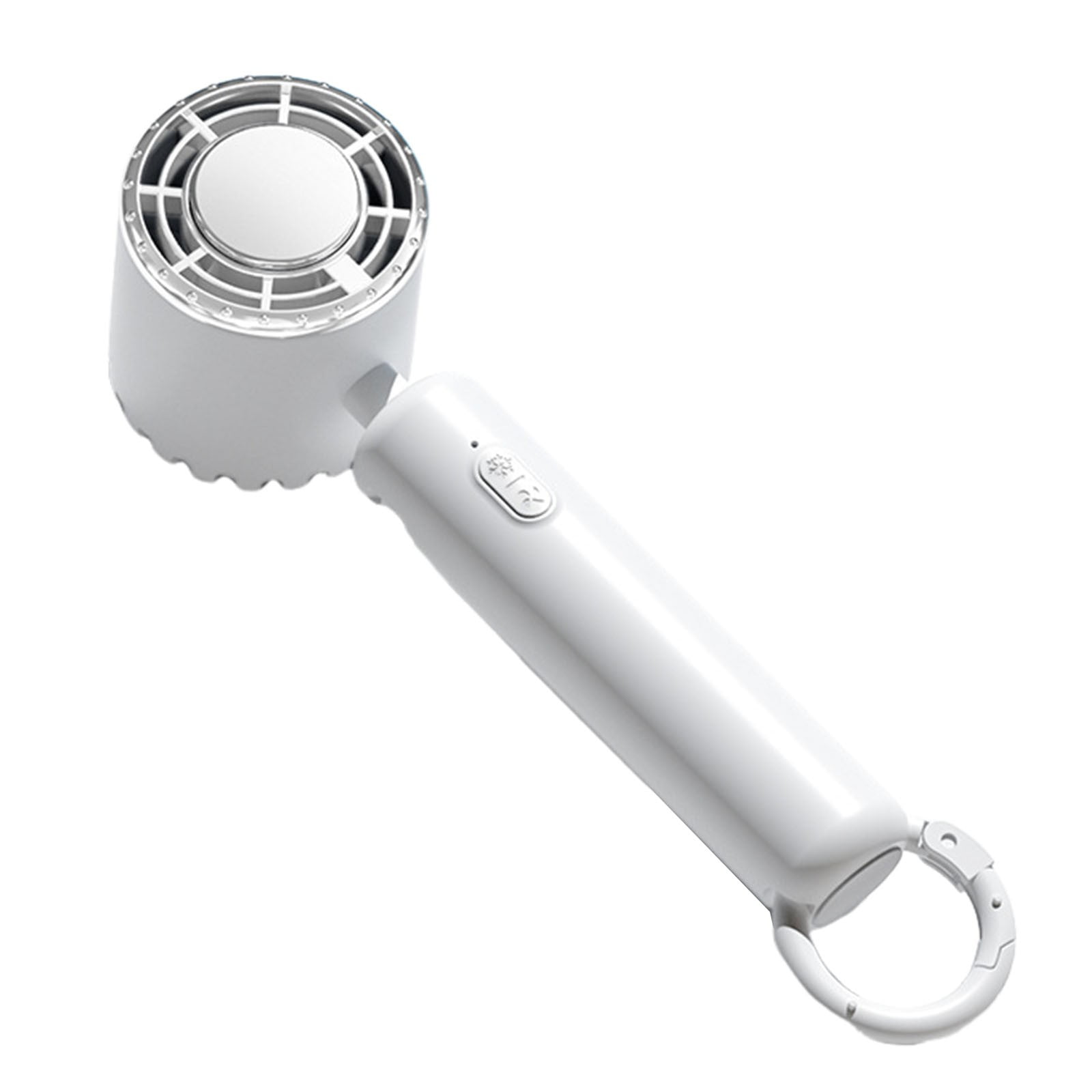 AKTUGKNM Semiconductor Ice Handheld Fan Usb Charging Outdoor Buckle ...
