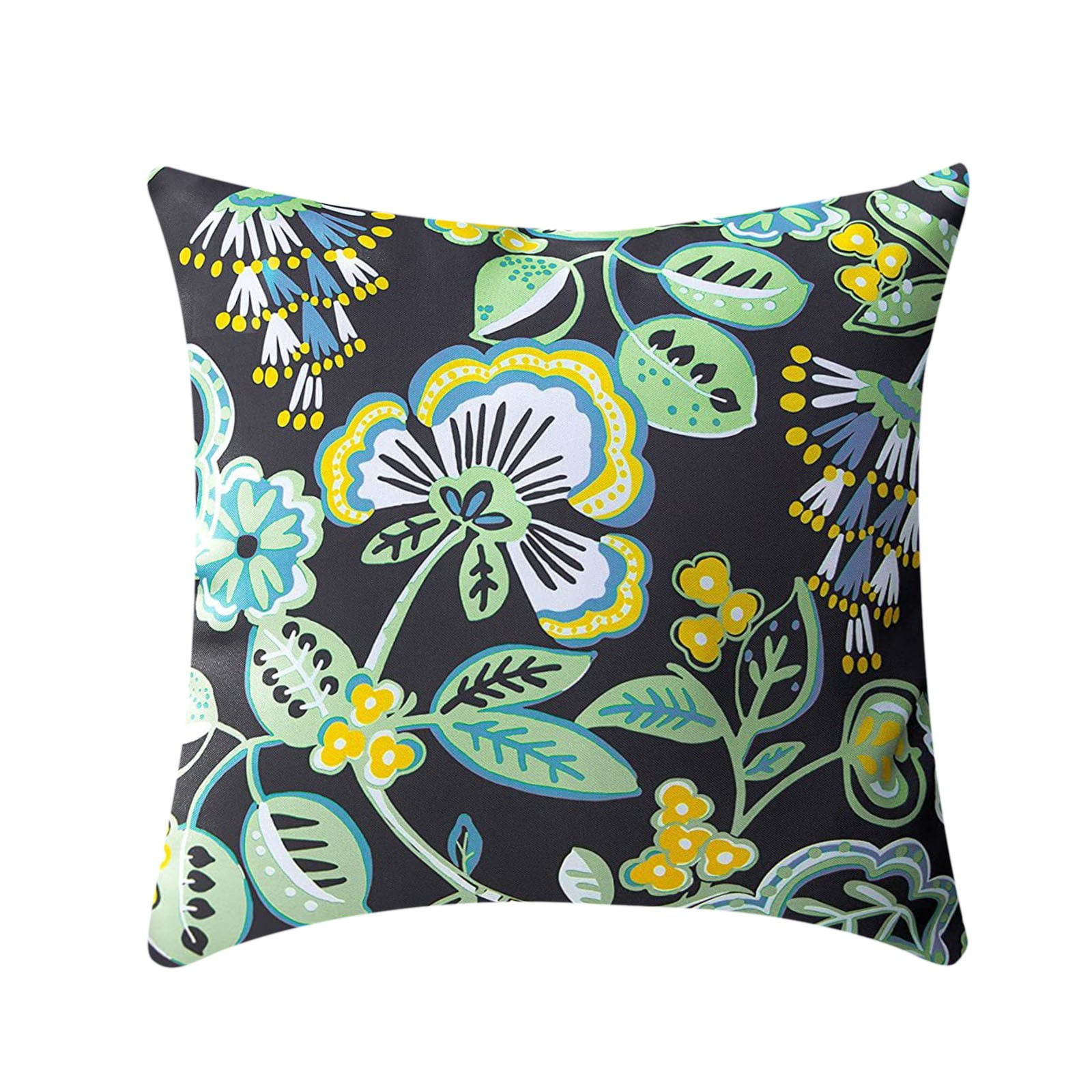 AKUMRi 17.7x17.7 Inch Outdoor Waterproof Pillowcase Geometric Print ...