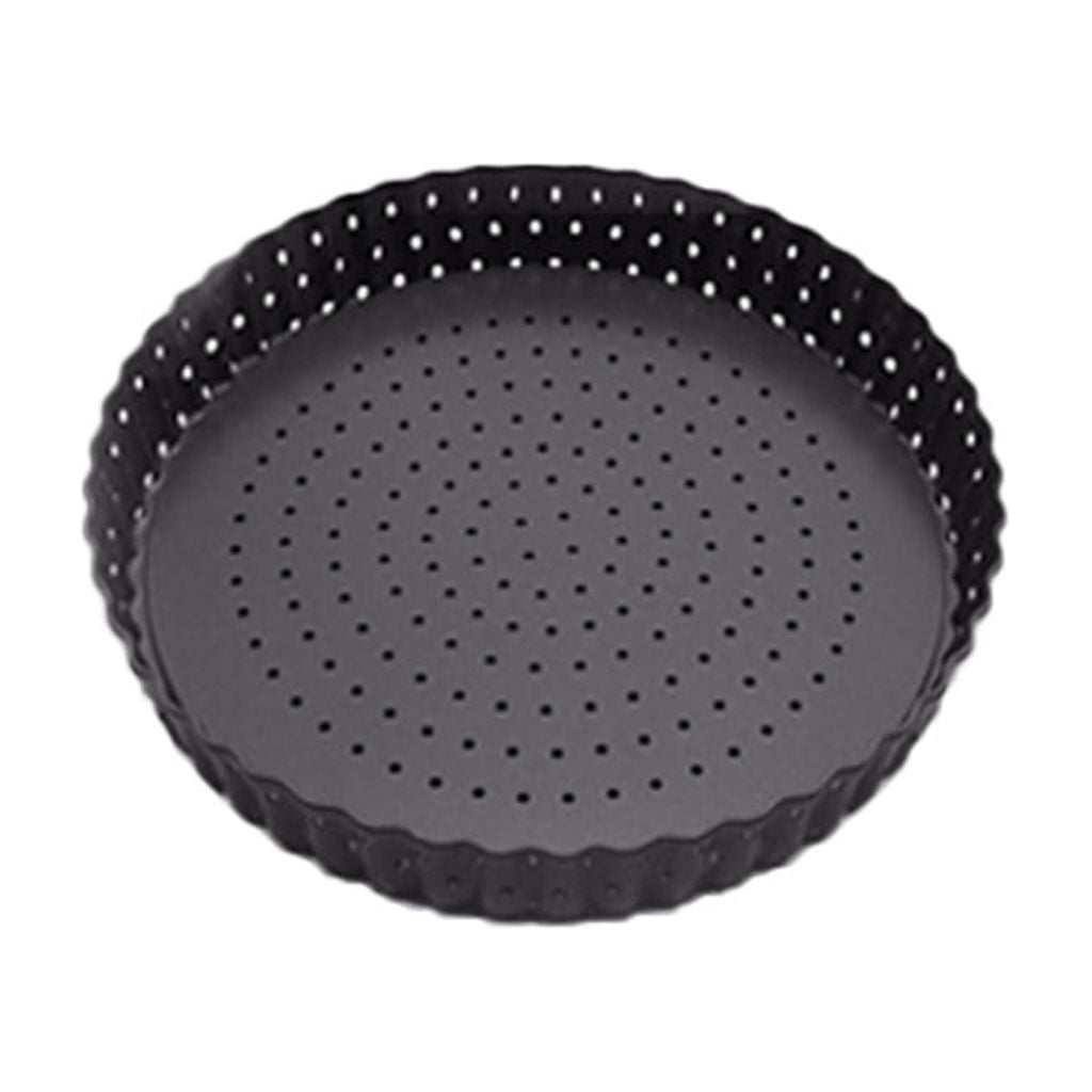 AKUMRi Small Pizza Pans with Holes - Steel Perforated Pizza Crisper Pan ...