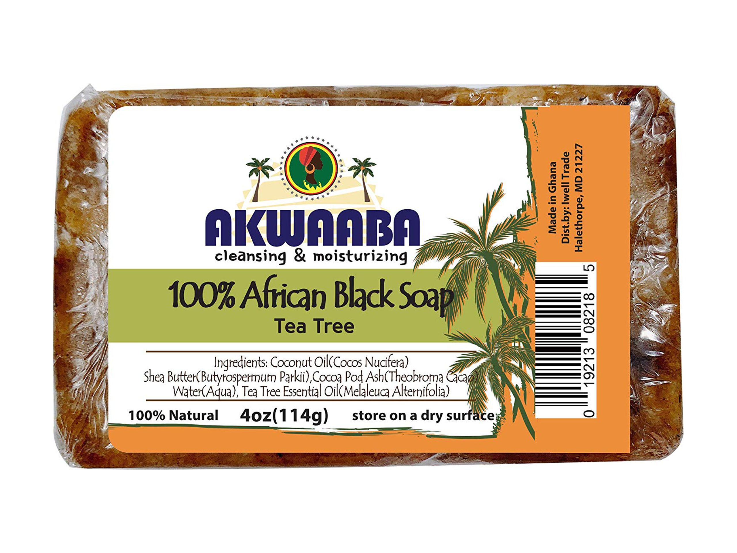 Okay African Black Soap, Tea Tree, 5.5 Oz - Walmart.com
