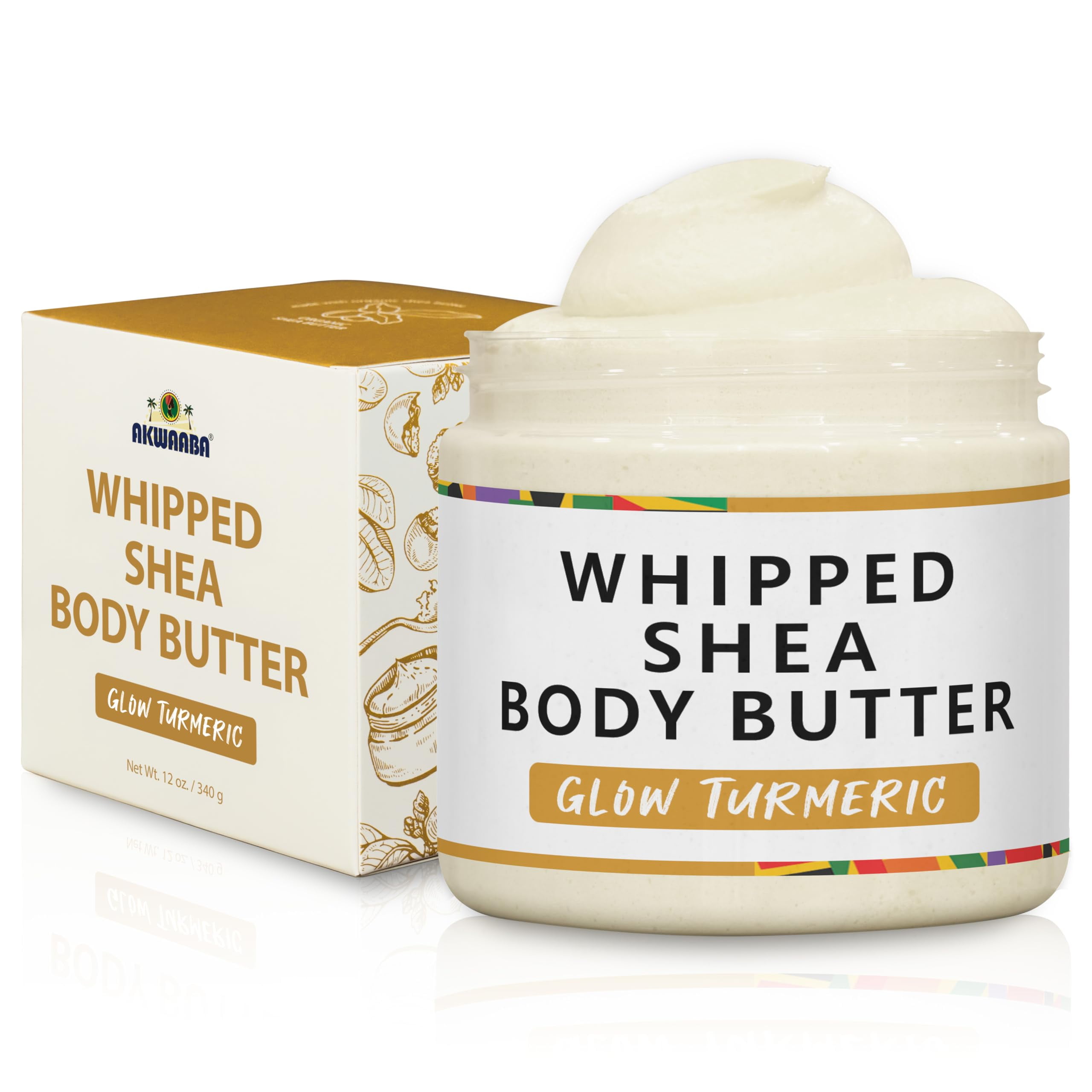 AKWAABA New Whipped Shea CCF19 Body Butter (Glow Turmeric ...
