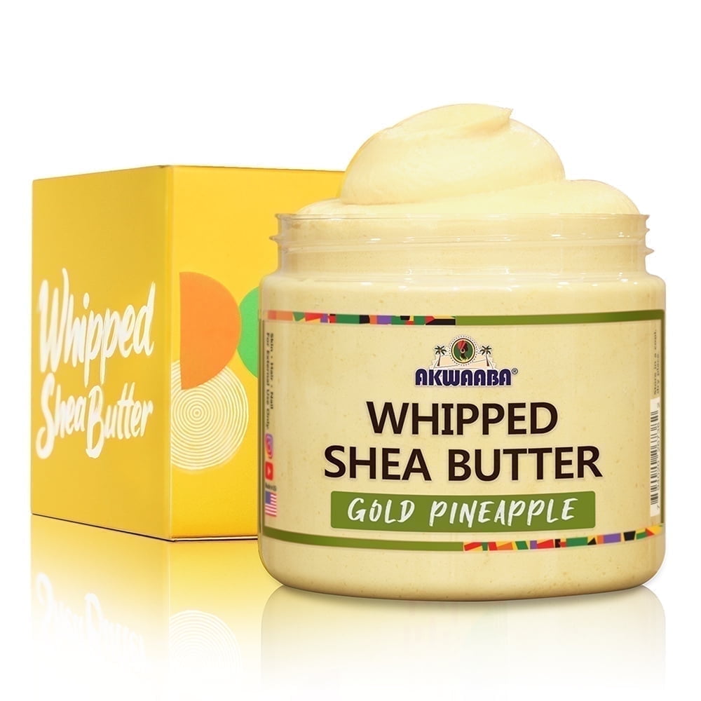 AKWAABA Yellow Whipped Shea Butter (Gold Pineapple) - Nourishes ...