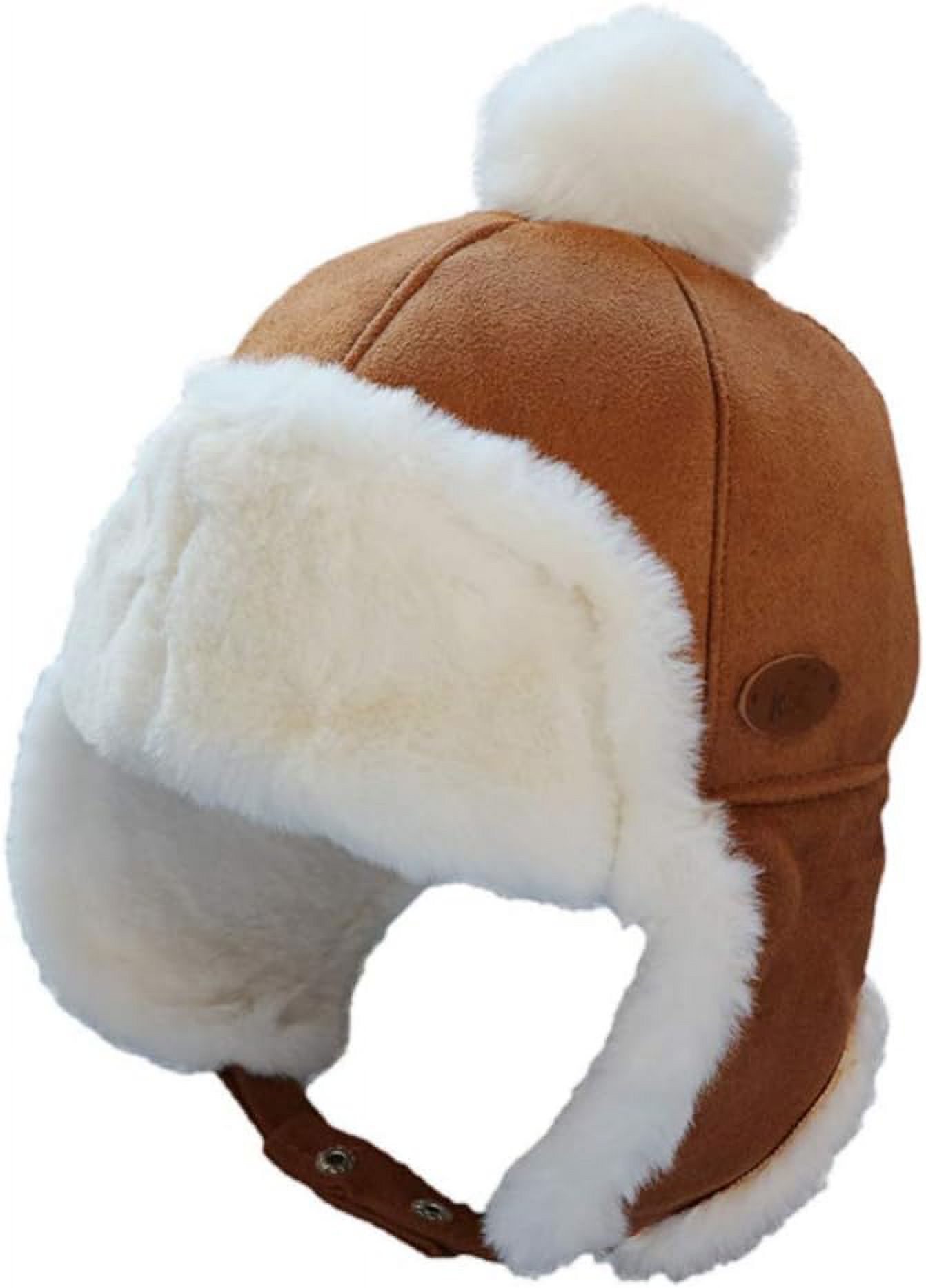 AKcxy Baby Boy Ushanka Earflap Winter Trooper Cap Unisex Kids Trapper ...