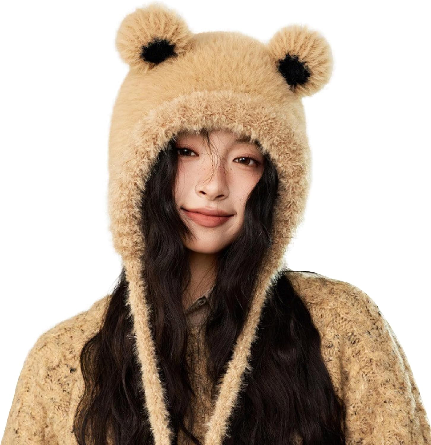 AKcxy Fashion Winter Hats for Women Lovely Cat Ear Trooper Aviator ...