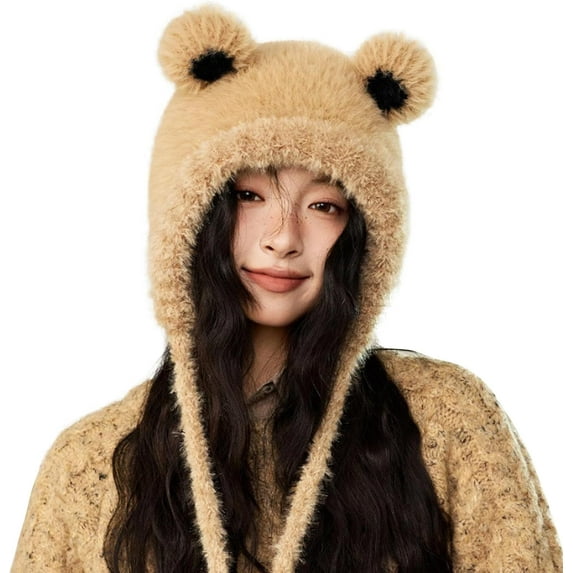 AKcxy Fashion Winter Hats for Women Lovely Cat Ear Trooper Aviator ...