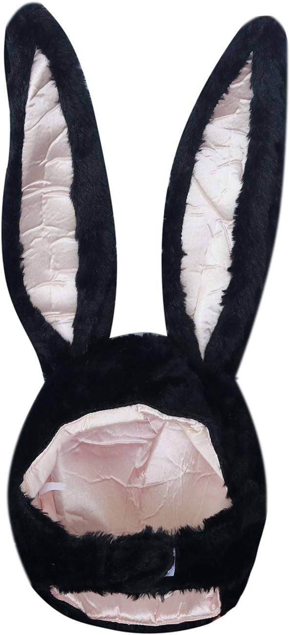 AKcxy Plush Funny Bunny Rabbit Ears Hood Women Costume Party Hats for ...