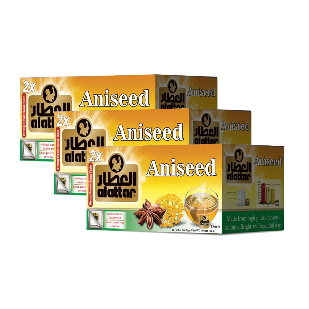AL ATTAR Aniseed Natural Tea Beverages | Assorted Tea Bags - Multiple ...