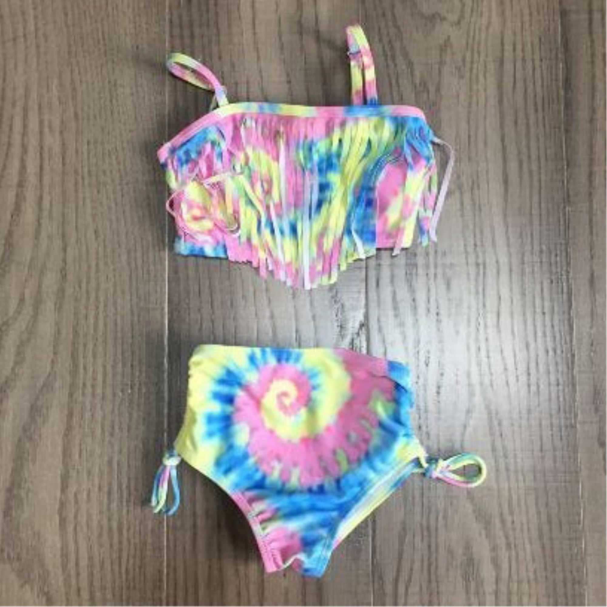 AL Limited Girls 2 piece Tie Dye Tankini Swimsuit - Walmart.com