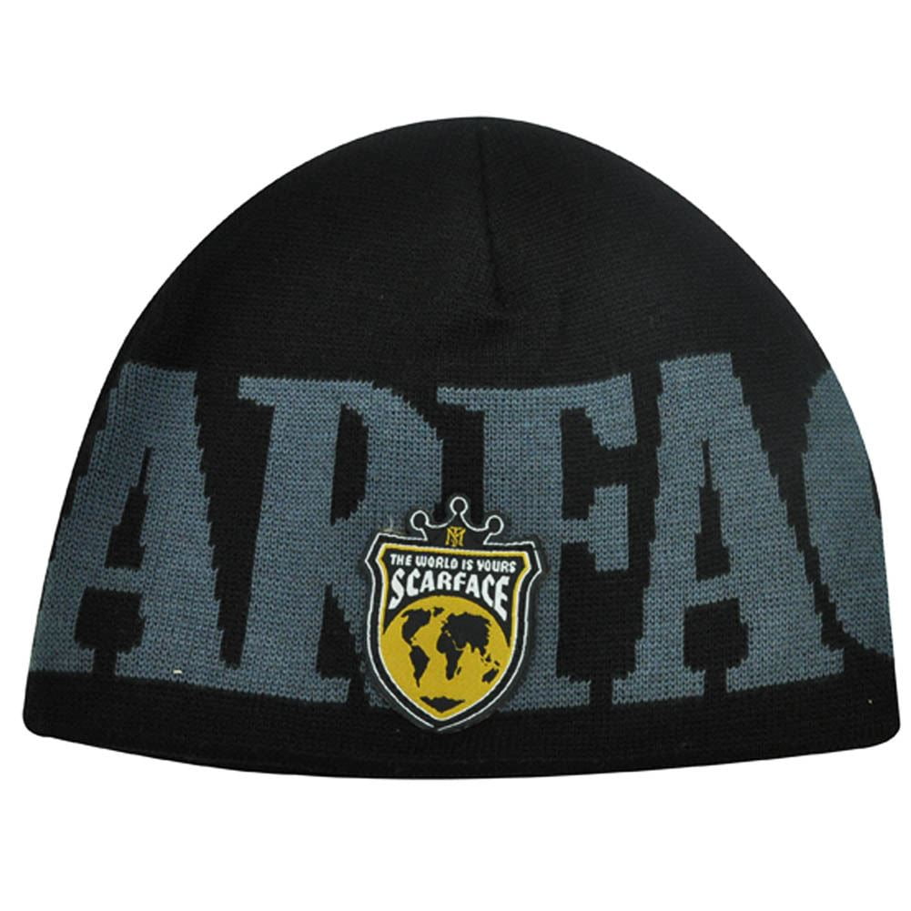 AL PACINO SCARFACE WORLD IS YOURS BEANIE KNIT HAT BLACK - Walmart.com