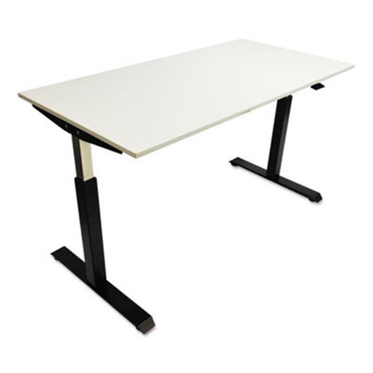 AL Pneumatic Height-Adjustable Table Base- Black - Walmart.com