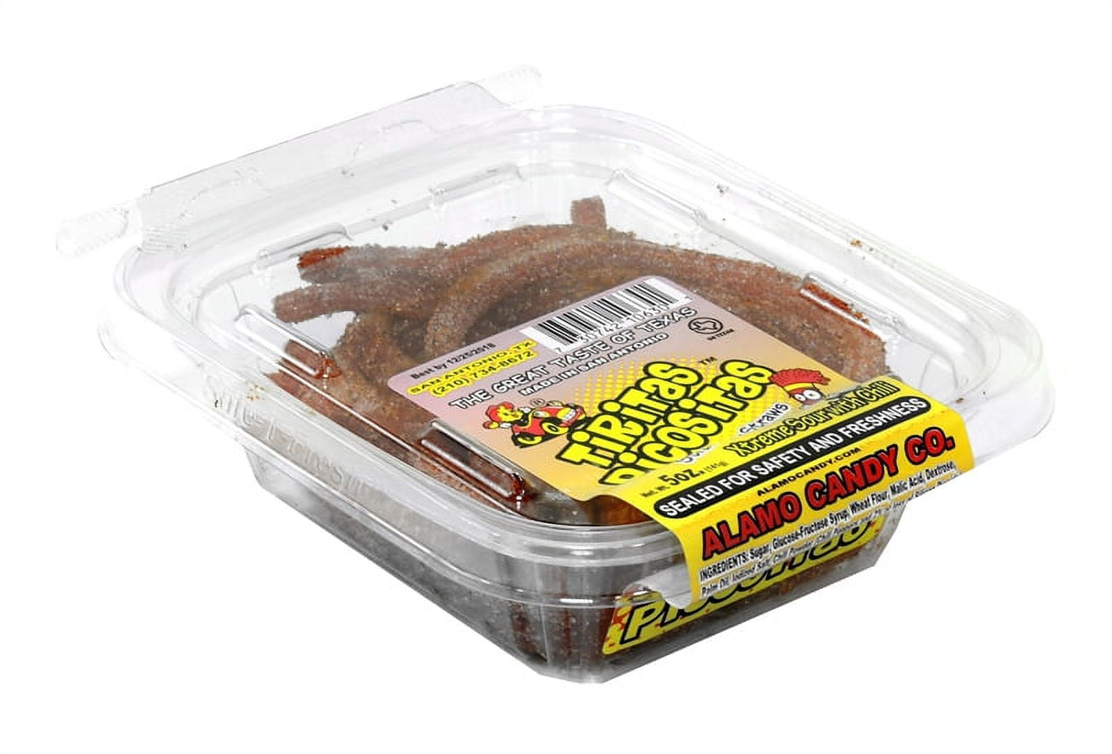 ALAMO CANDY CO. TIRITAS PICOSITAS STRAWBERRY STRAWS XTREME SOUR WITH ...