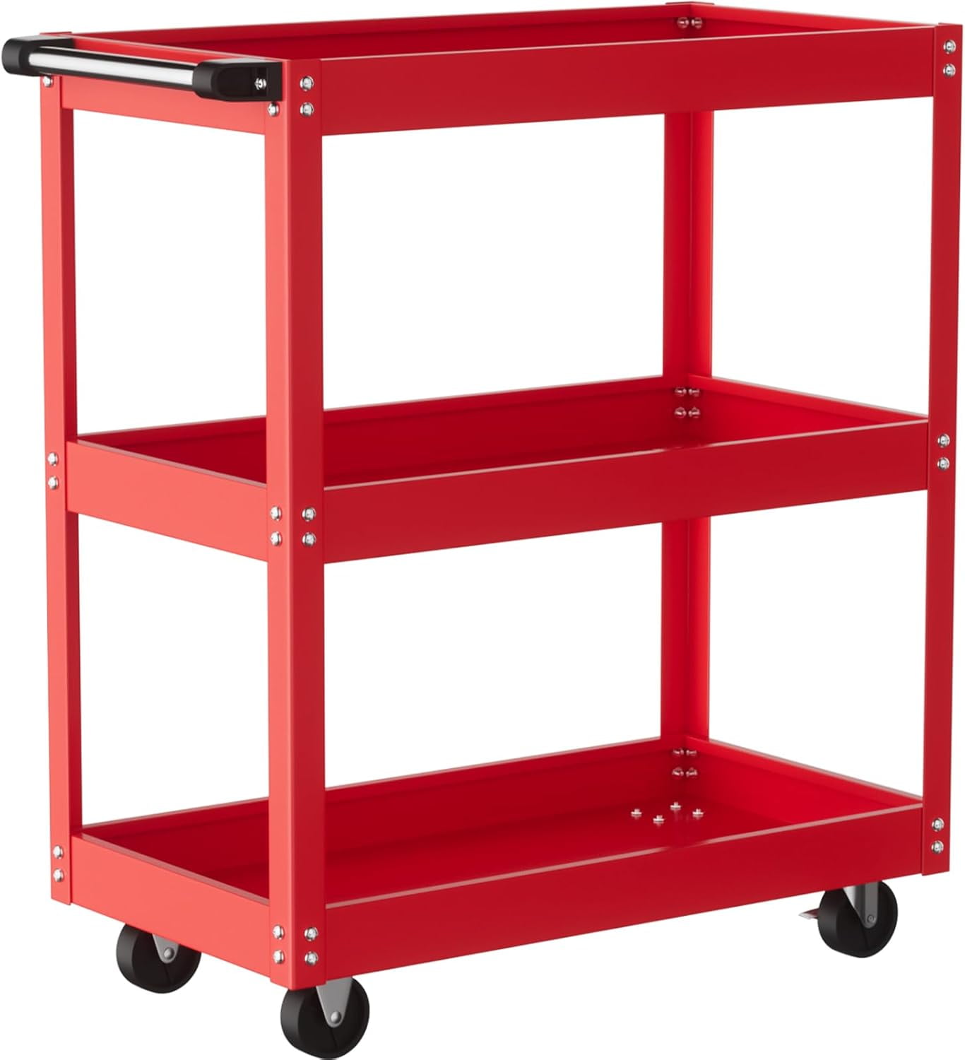 ALANNG 330 LBS Rolling Tool Cart, Heavy Duty Mechanic Cart, Metal ...