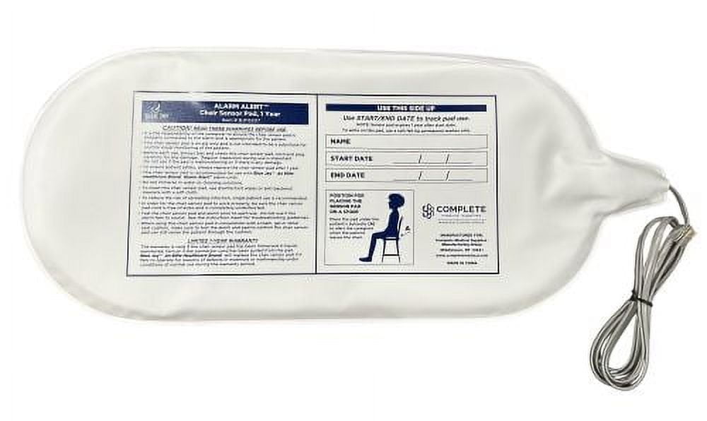 ALARM ALERT Chair Sensor Pad 7" x 15", 1 Year, by Blue Jay - Walmart.com
