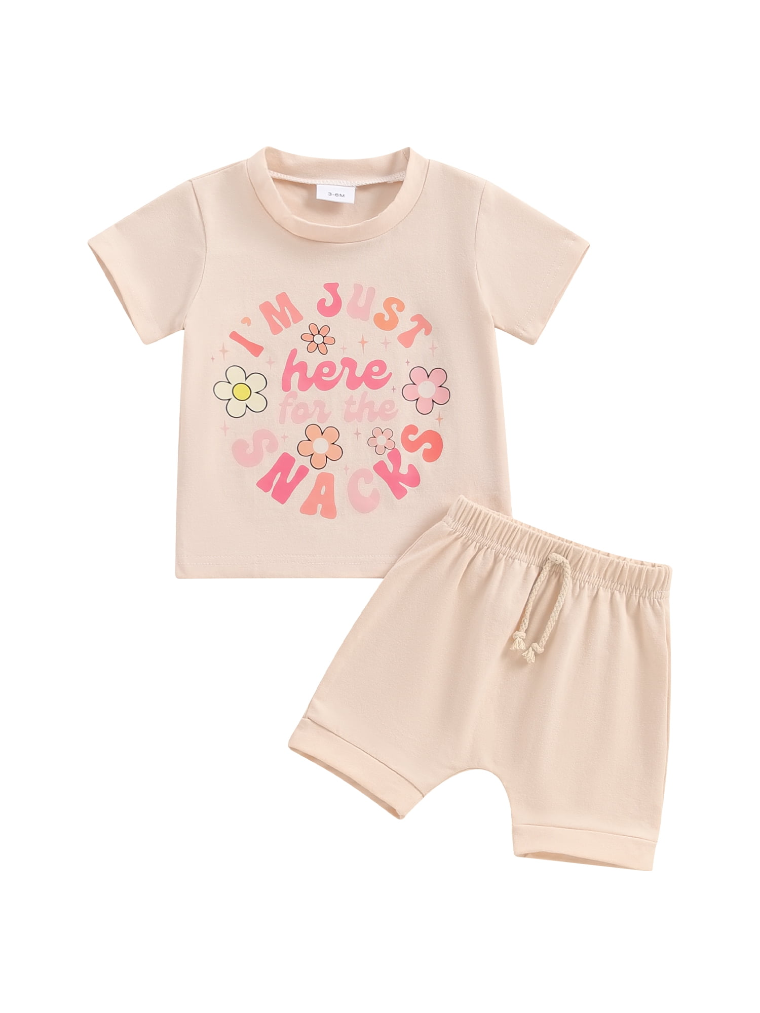 ALASELEGANTES Baby Girl Summer Short Clothes Outfits,3 6 12 18 24 ...