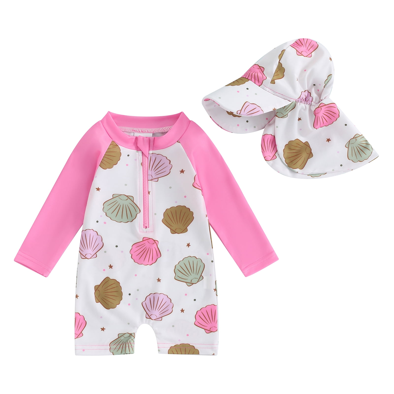 ALASELEGANTES Toddler Infant Baby Girl Summer One-Piece Swimsuits,0 3 6 ...