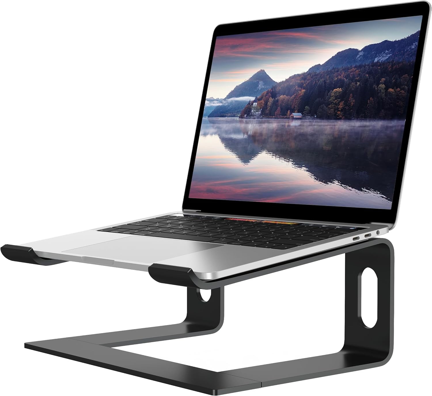 ALASHI Laptop Stand for Desk, Aluminum Computer Riser, Ergonomic ...