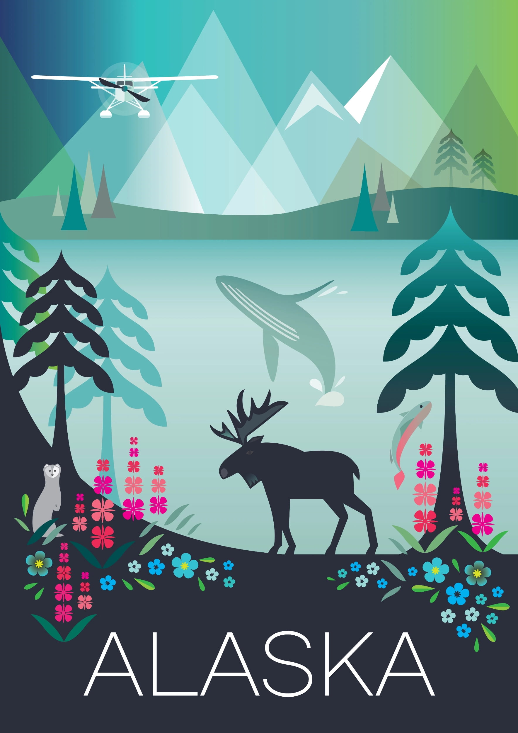 ALASKA, SOUTH CENTRAL JIGSAW PUZZLE - Walmart.com