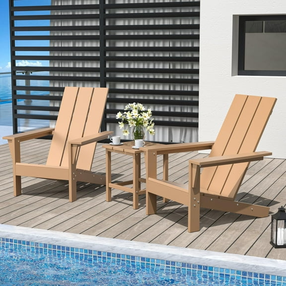 ACEGOSES Glider Outdoor Adirondack Chairs Set of 2 with Smooth Motion ...