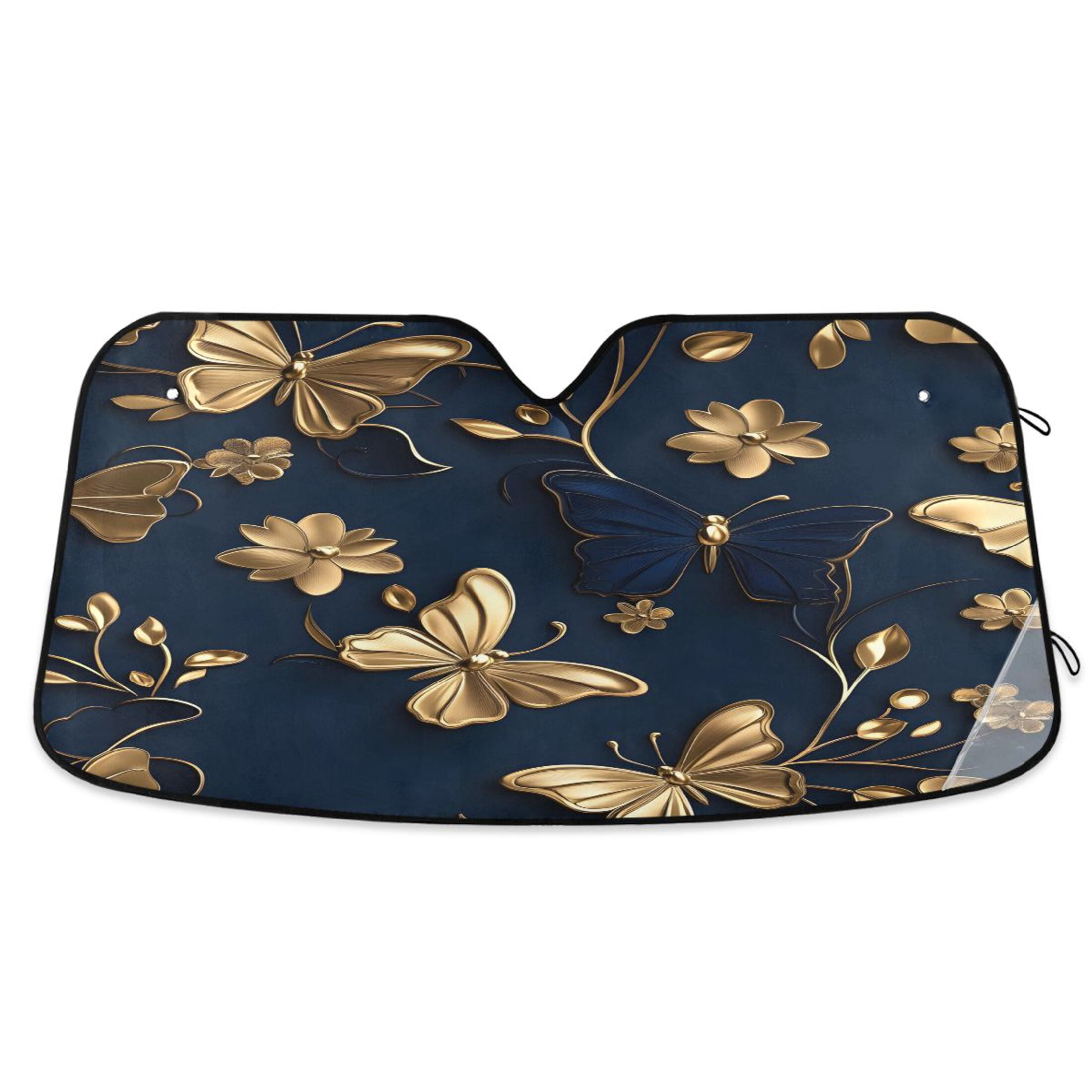 ALAZA 3d Butterflies-d7 Windshield Sun Shade Car Foldable Sun Visor ...