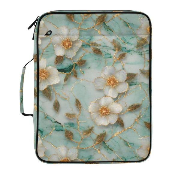 ALAZA 3d Flower on Marble Pattern Expanding Accordion File Folder 3 ...