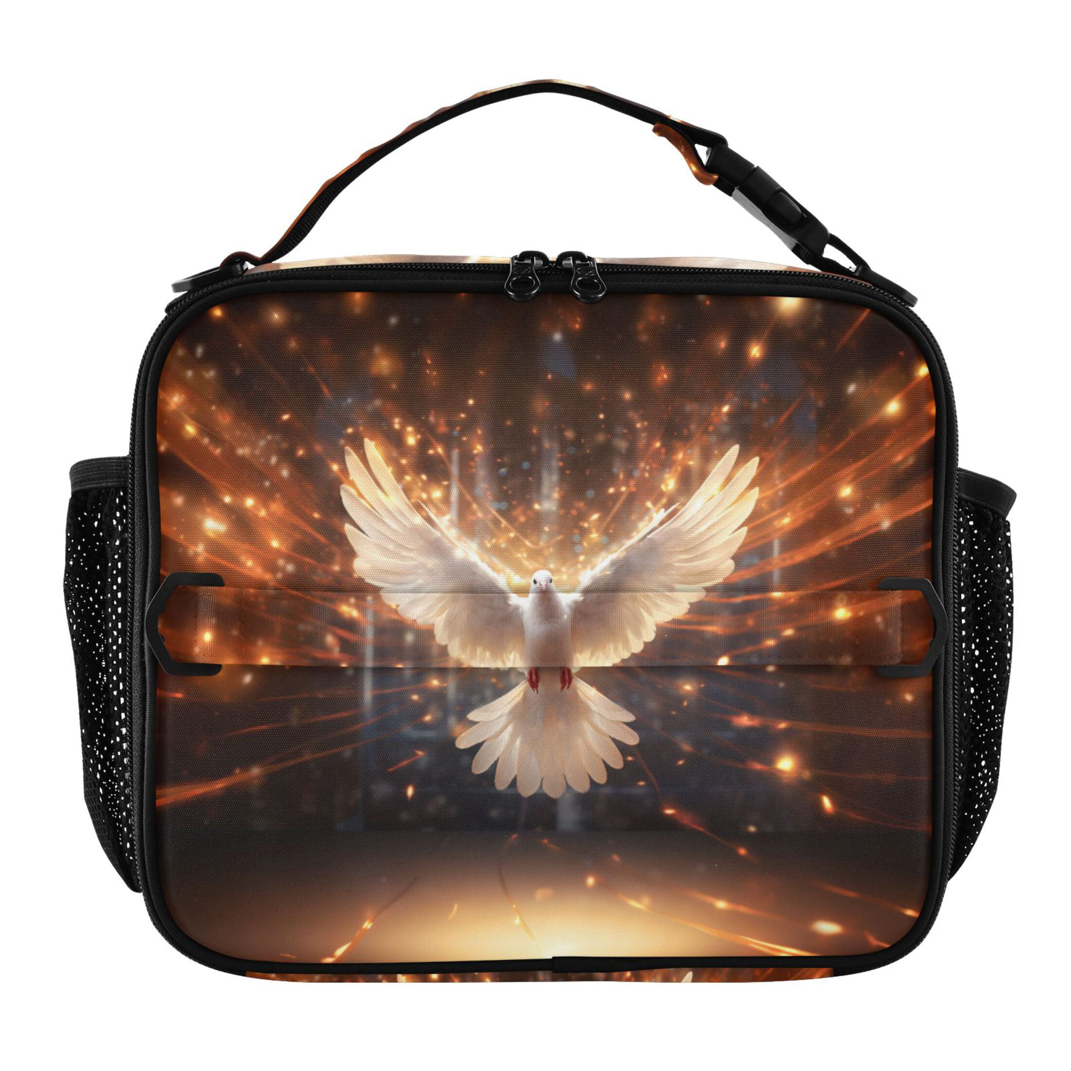 ALAZA A Bird Flying Lunch Box Insulated Lunch Bag Cooler Tote with ...