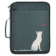 ALAZA A Cat Pattern Expanding Accordion File Folder 3 Ring Zipper ...