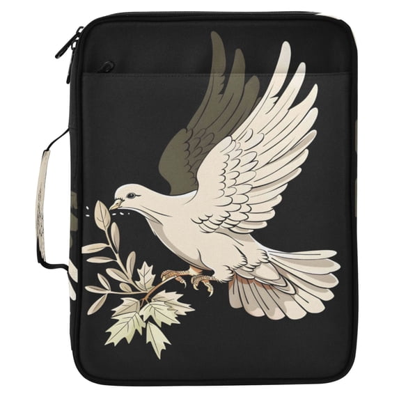 ALAZA A Pigeon Pattern Expanding Accordion File Folder 3 Ring Zipper ...