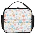 ALAZA Abstract Flower Insulated Lunch Box Lunch Bag Cooler Tote with ...
