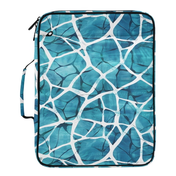 ALAZA Abstract Marble Pattern Expanding Accordion File Folder 3 Ring ...