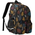 ALAZA Abstract Palm Leaves Print Student Backpack School Bookbag Large ...