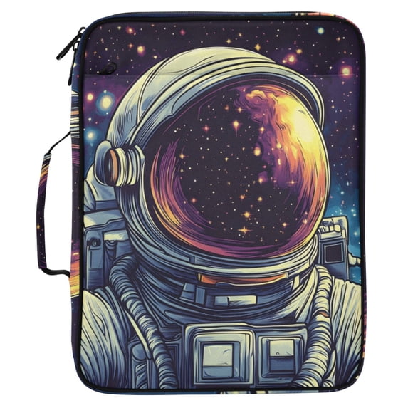ALAZA An Astronaut Pattern Expanding Accordion File Folder 3 Ring ...
