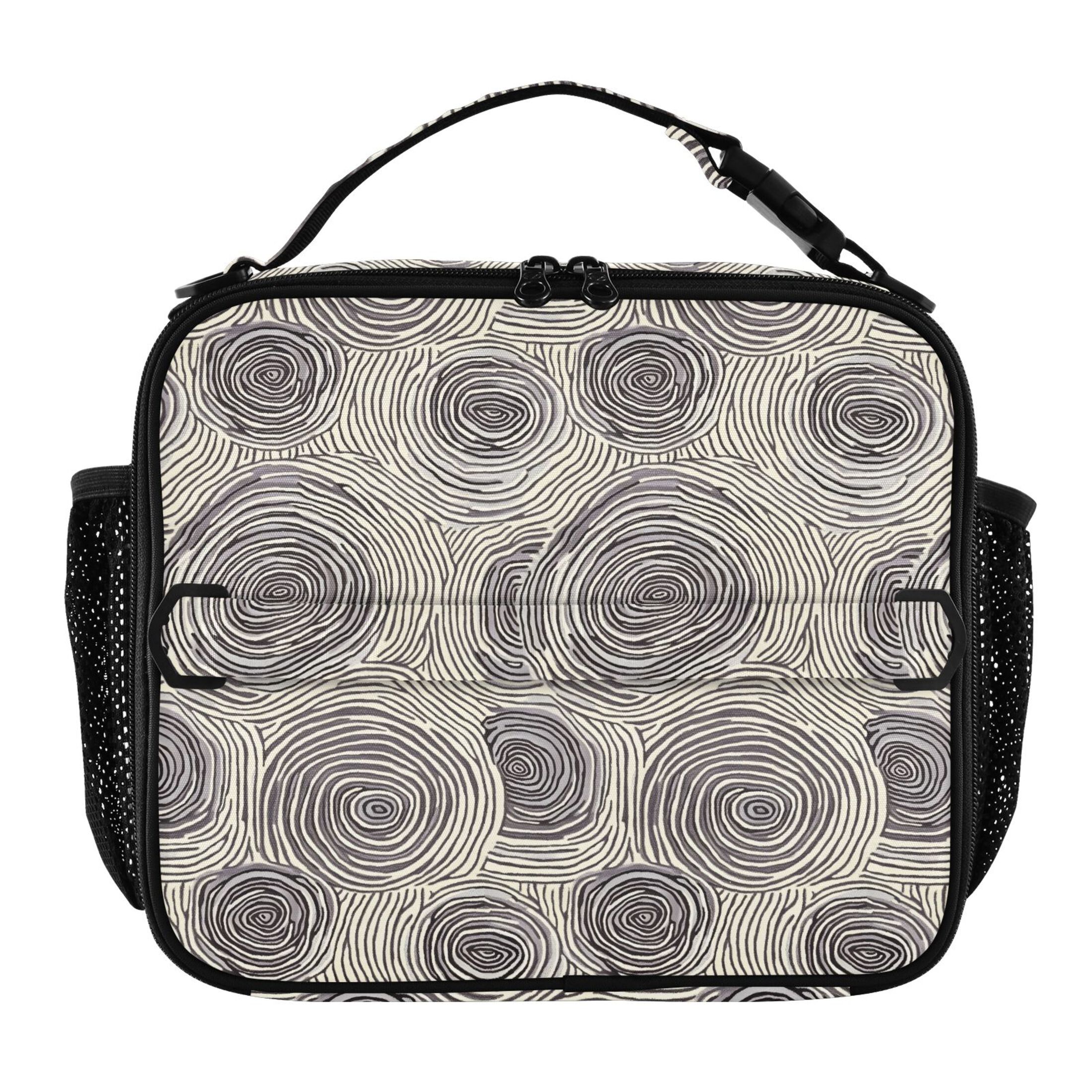 ALAZA Art Circle Lunch Box Insulated Lunch Bag Cooler Tote with ...