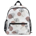 ALAZA Art Ginkgo Leaves Pattern School Backpack Student Bookbag Mini ...