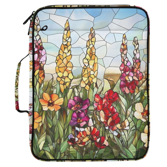 ALAZA Art Marble Flowers Pattern Expanding Accordion File Folder 3 Ring ...