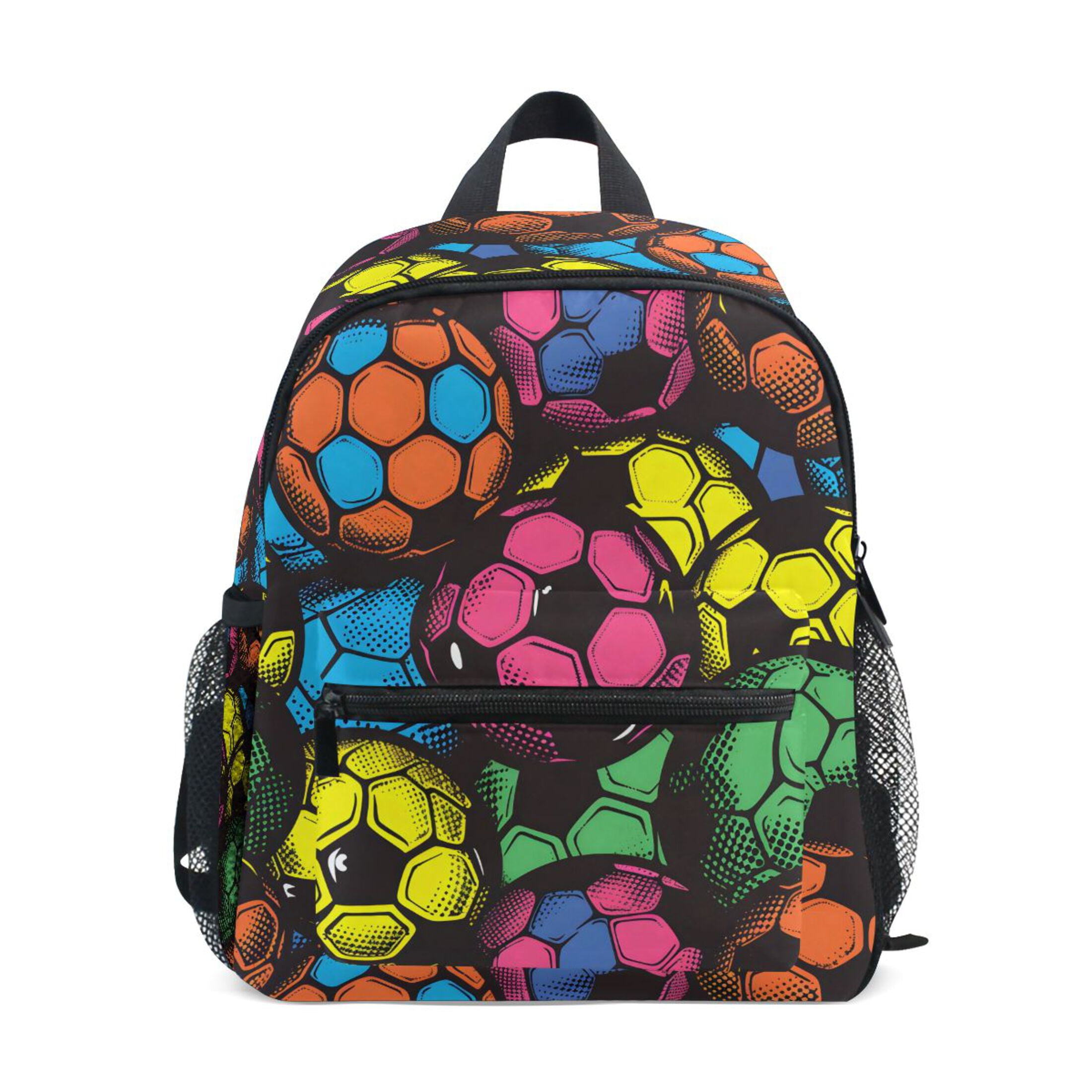 ALAZA Art Soccer Footballs School Backpack Small Bookbag Mini Bags ...