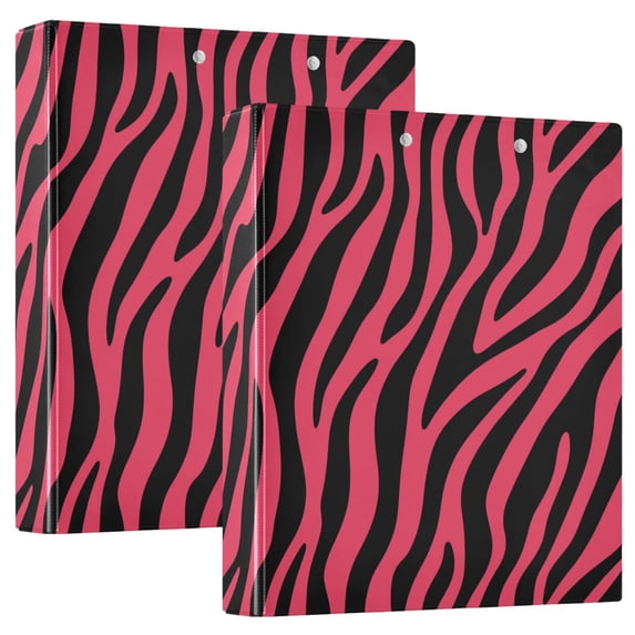 ALAZA Art Zebras Print-2 Hardcover 3 Ring Binder 1.5" D-Rings with ...