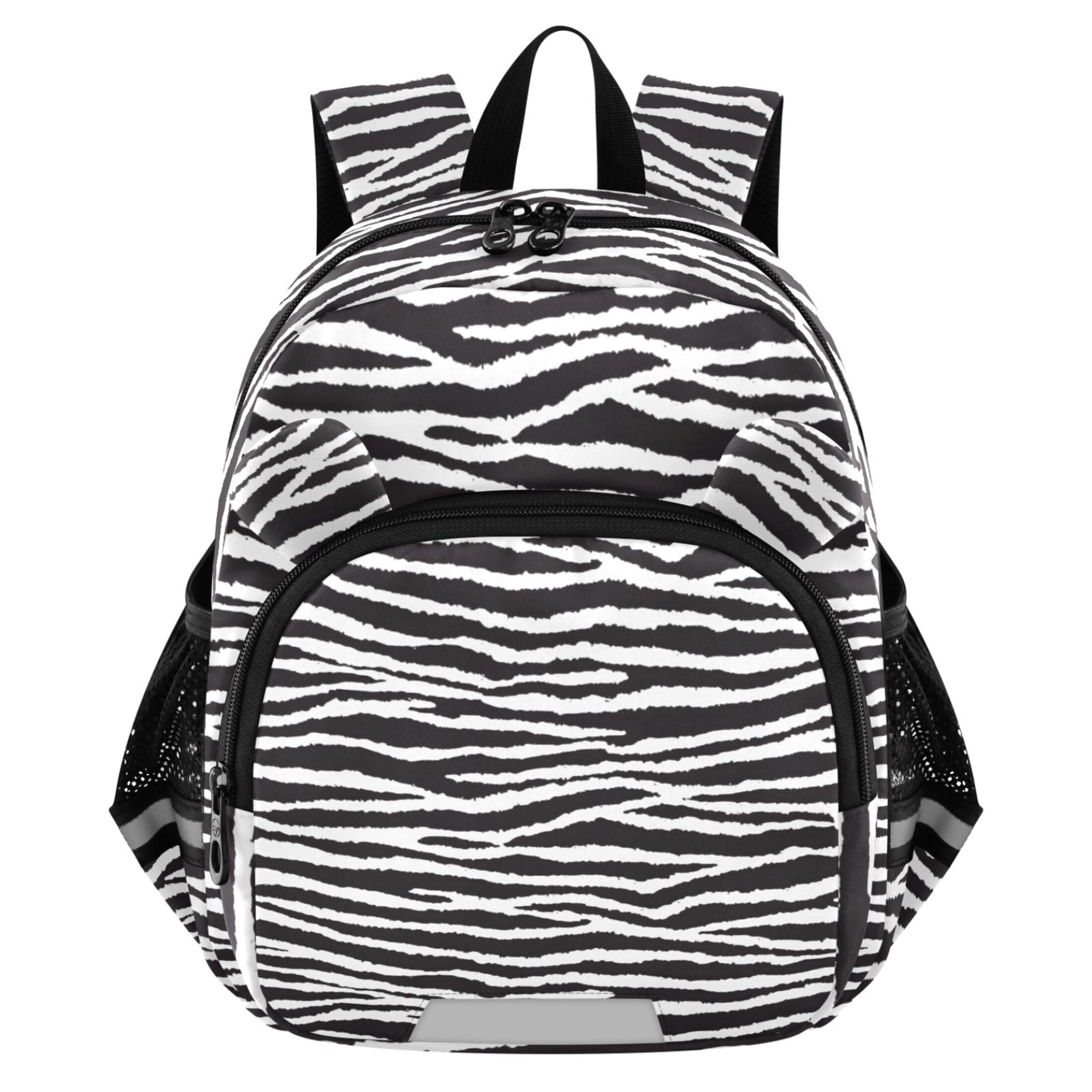 ALAZA Art Zebras Print Mini Backpack School Bookbag Age 3-7 Small ...